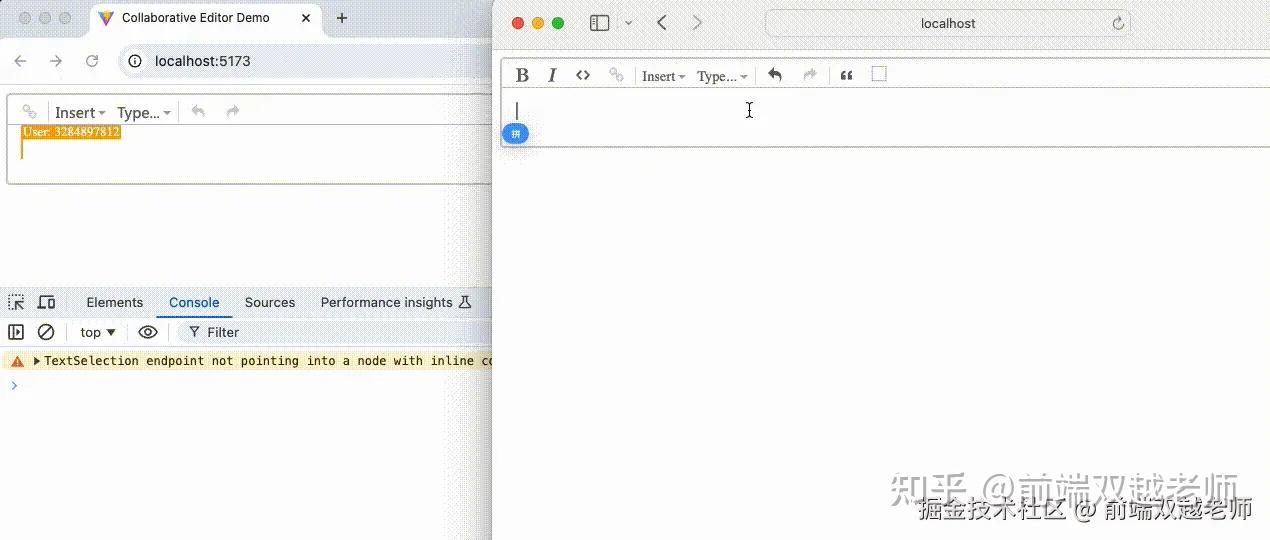 10 分钟从 0 实现多人协同编辑 ProseMirror + Yjs - 知乎