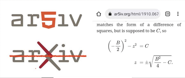 大神开发arXiv全新H5版，一步告别公式排版错误，手机也能轻松看文献 - 知乎