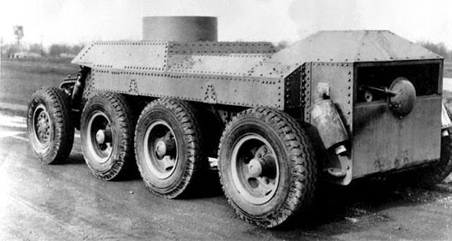 T-13大黄蜂B高速坦克，因理念太超前无缘二战，最早的轮式坦克 - 知乎