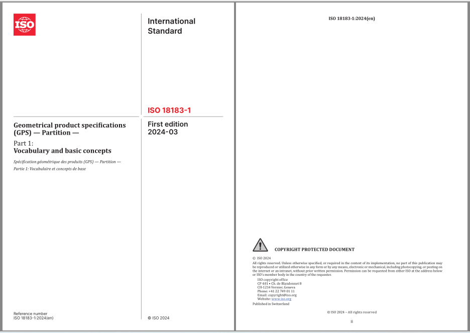 ISO 18183-1-2024【中文版翻译+PDF原版】产品几何量规范(GPS)分区第1部分:词汇和基本概念 - 知乎