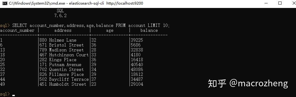 Elasticsearch官方已支持SQL查询，用起来贼方便！ - 知乎