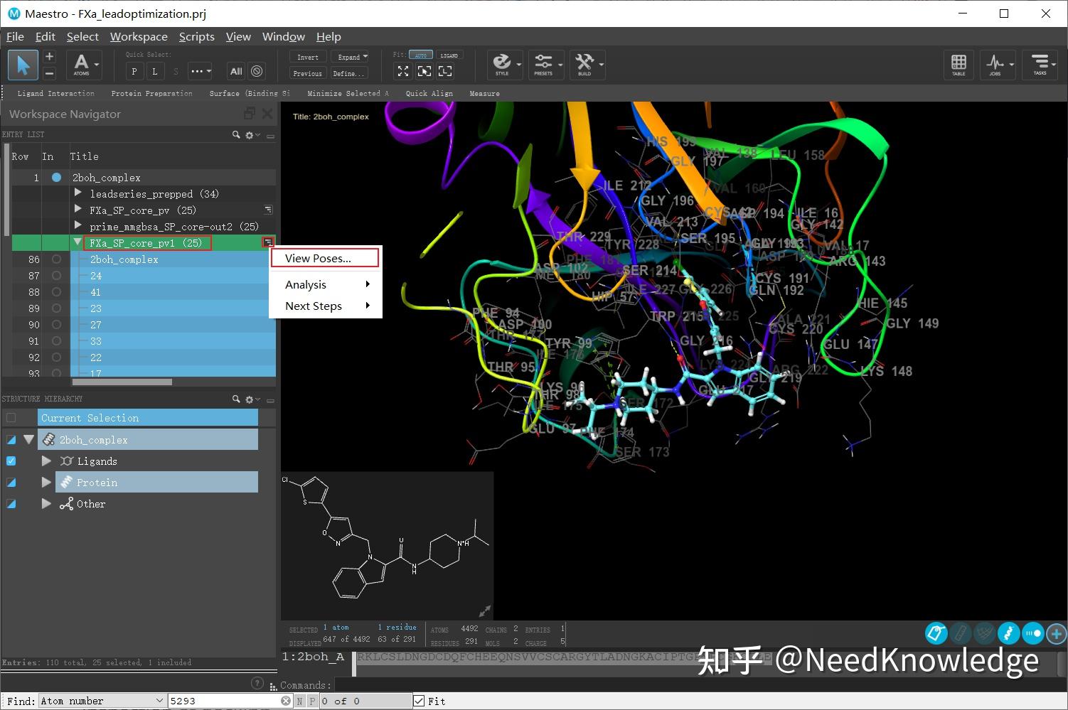 Schrödinger教程 | Structure-Based Lead Optimization with Glide and MM ...