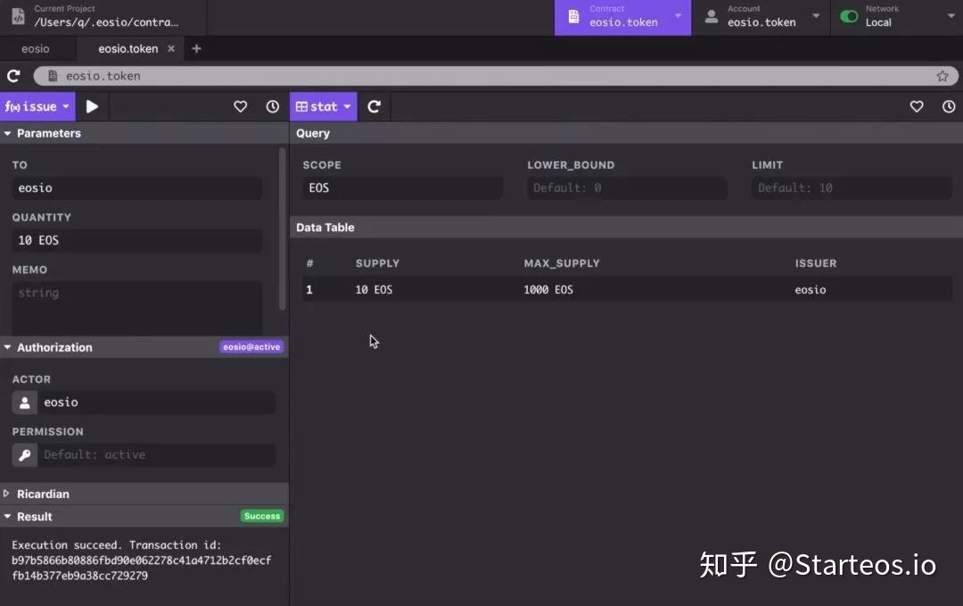 EOS Studio教程（二）：在本地节点上进行EOSIO开发 - 知乎