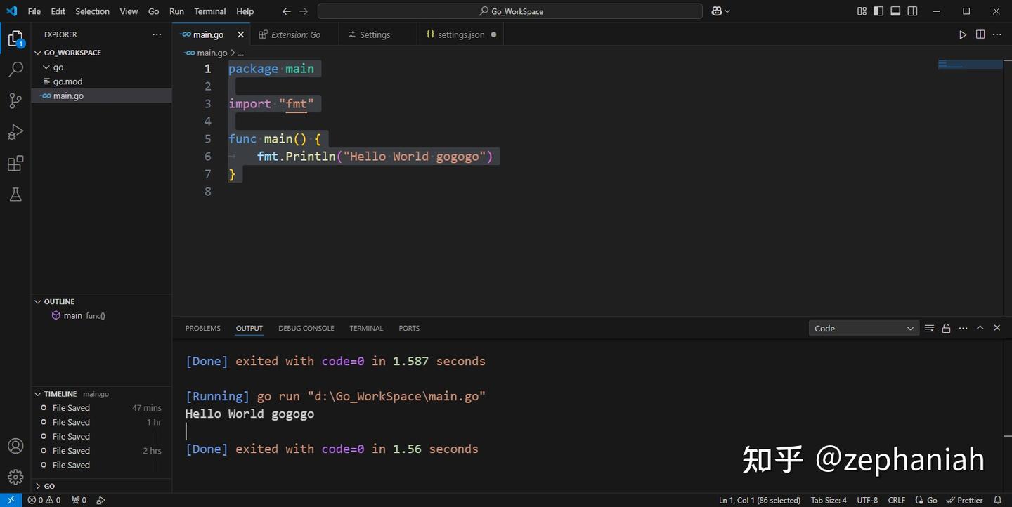 golang安装和VScode工具的基本配置和几个常用的插件 - 知乎