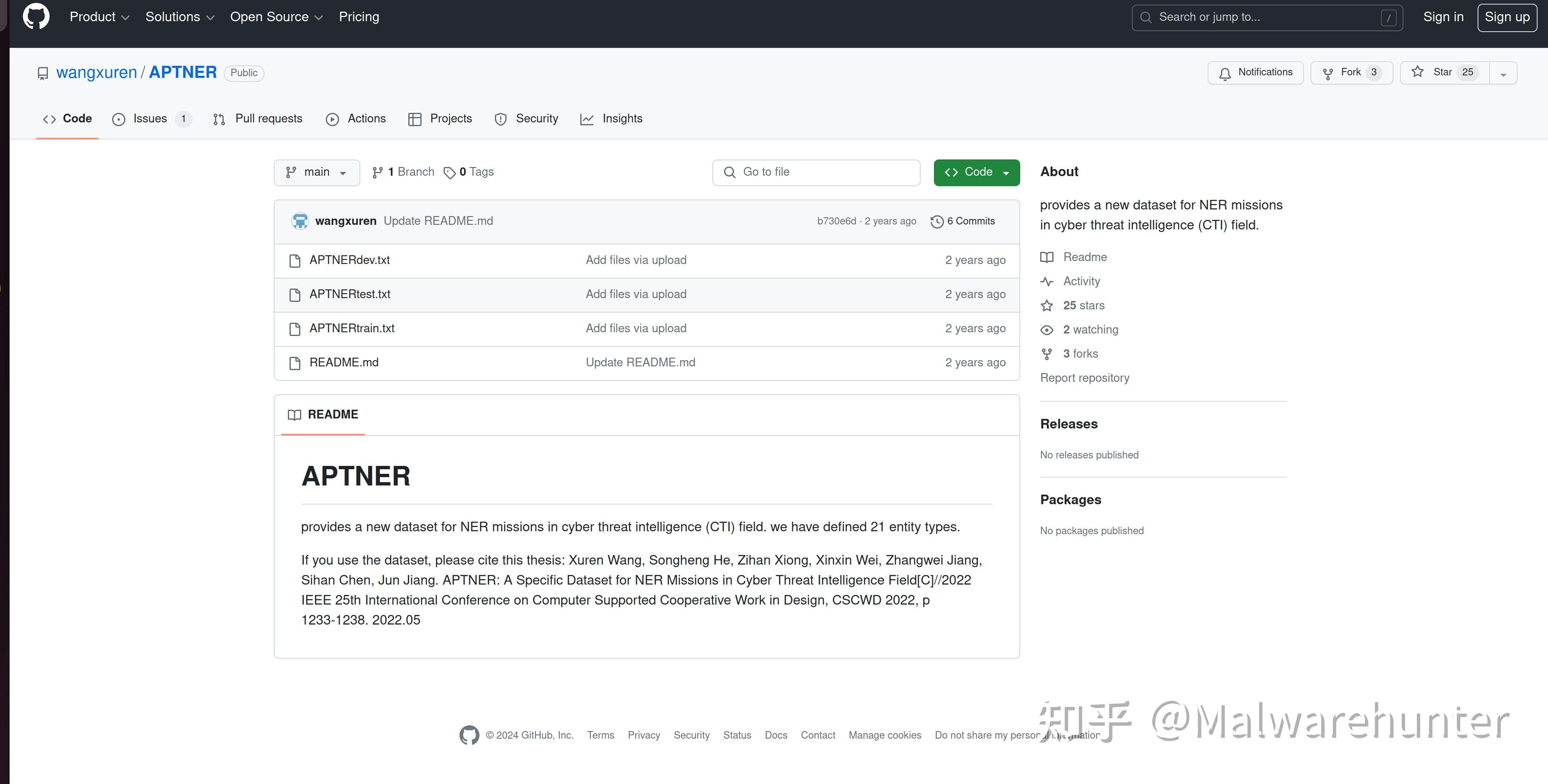 威胁情报标注数据集整理 - 知乎
