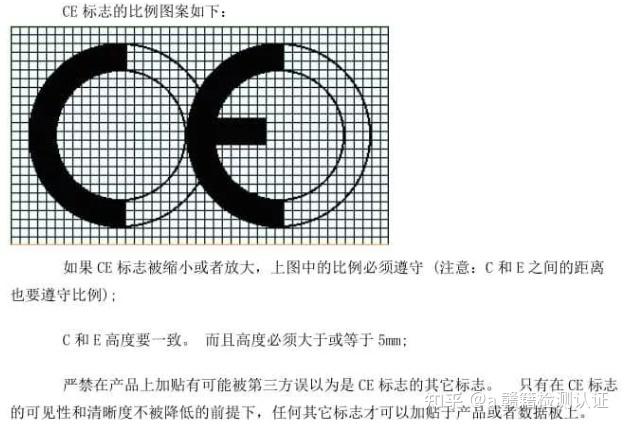 CE认证及标志尺寸要求 - 知乎