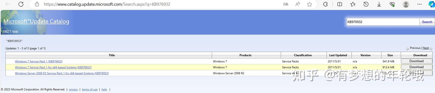Windows7虚拟机无法安装VMware Tools，出现SP1问题，以及KB4474419补丁安装不了 - 知乎