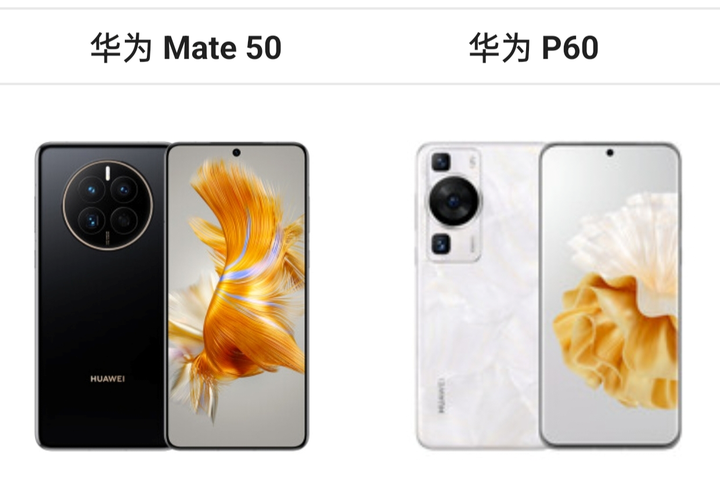 华为Mate50与华为P60参数对比图，哪款更值得入手？ - 知乎