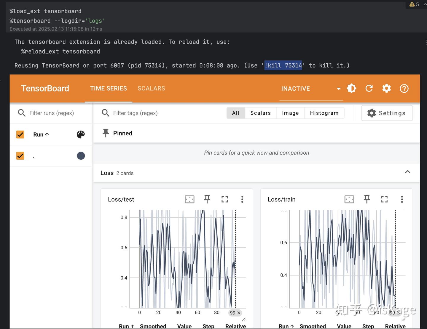 深度学习框架 Pytorch 深入学习（5）：可视化工具：TensorBoard - 知乎