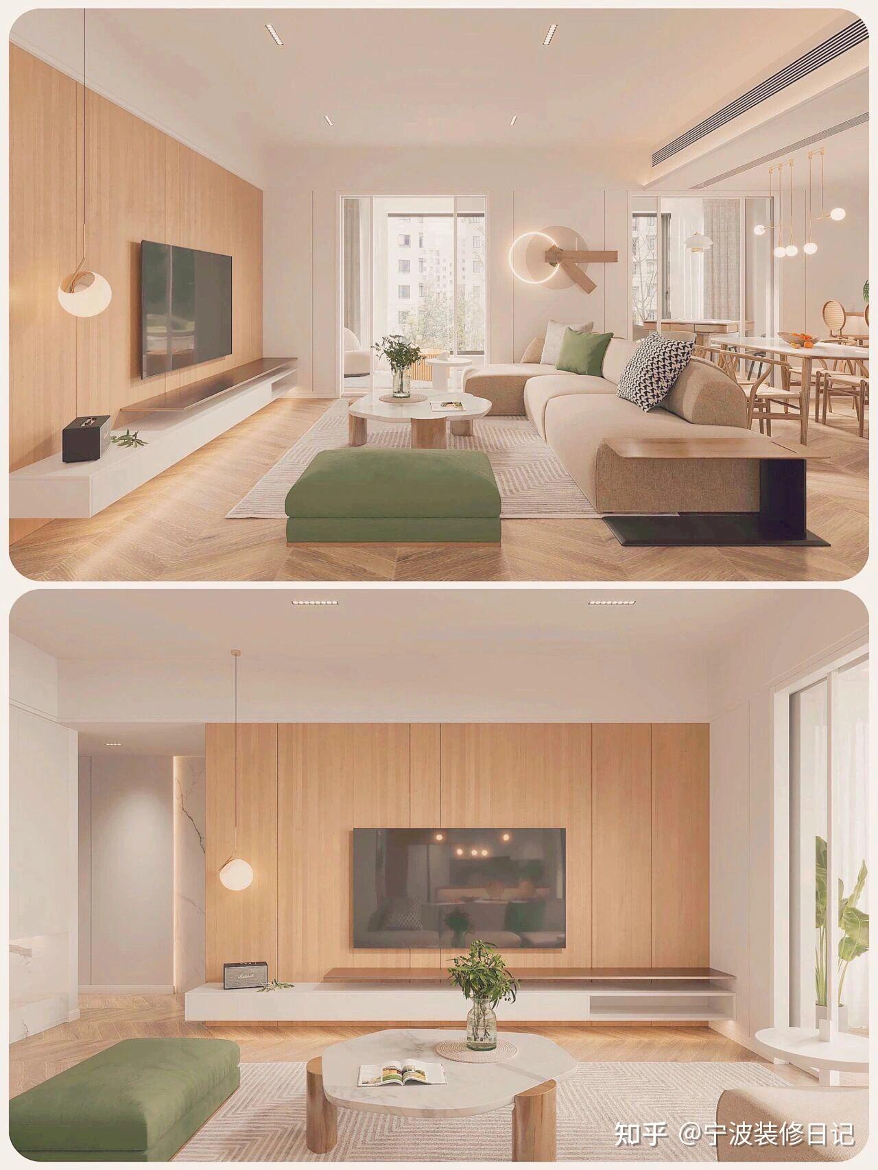 146 ㎡奶油原木风，LDK设计+实现0杂物空间，棒极了 - 知乎