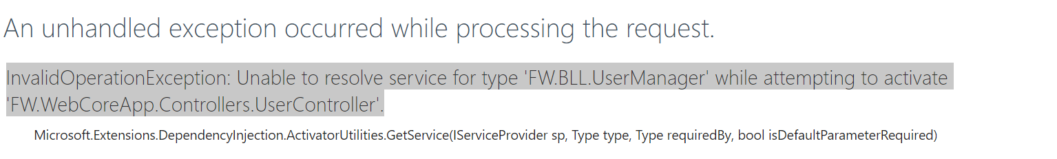 Unable to resolve service for type解决方式： - 知乎