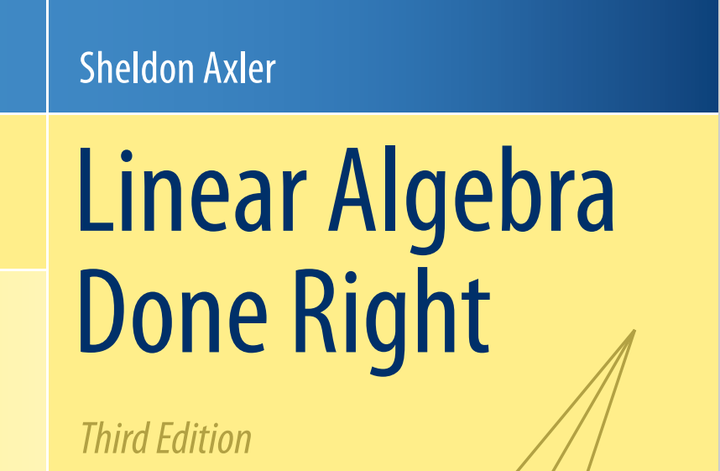 Linear Algebra Done Right（挖坑待做） - 知乎