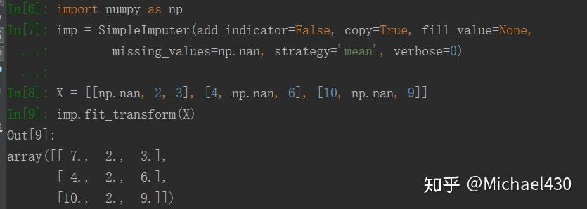 每天一点sklearn之SimpleImputer（9.19） - 知乎