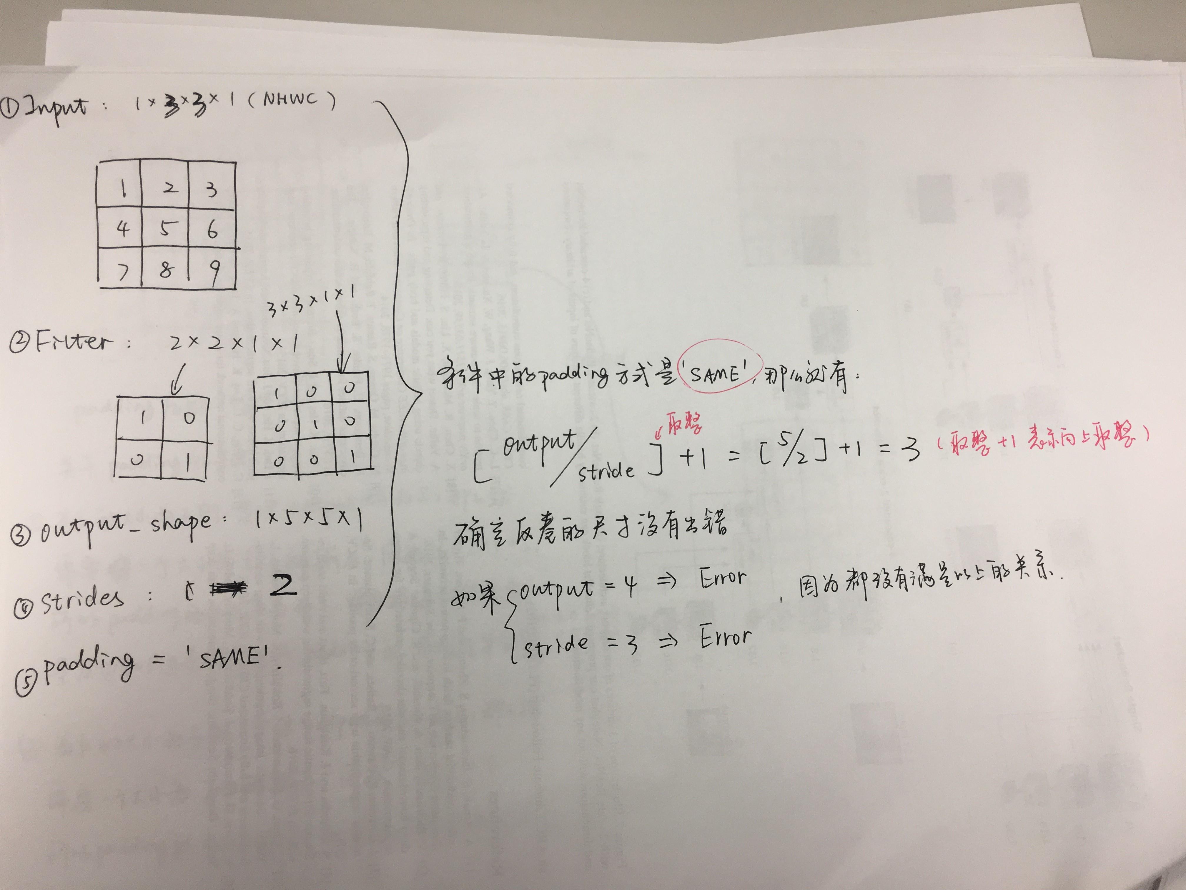 关于tf中的conv2d_transpose的用法 - 知乎