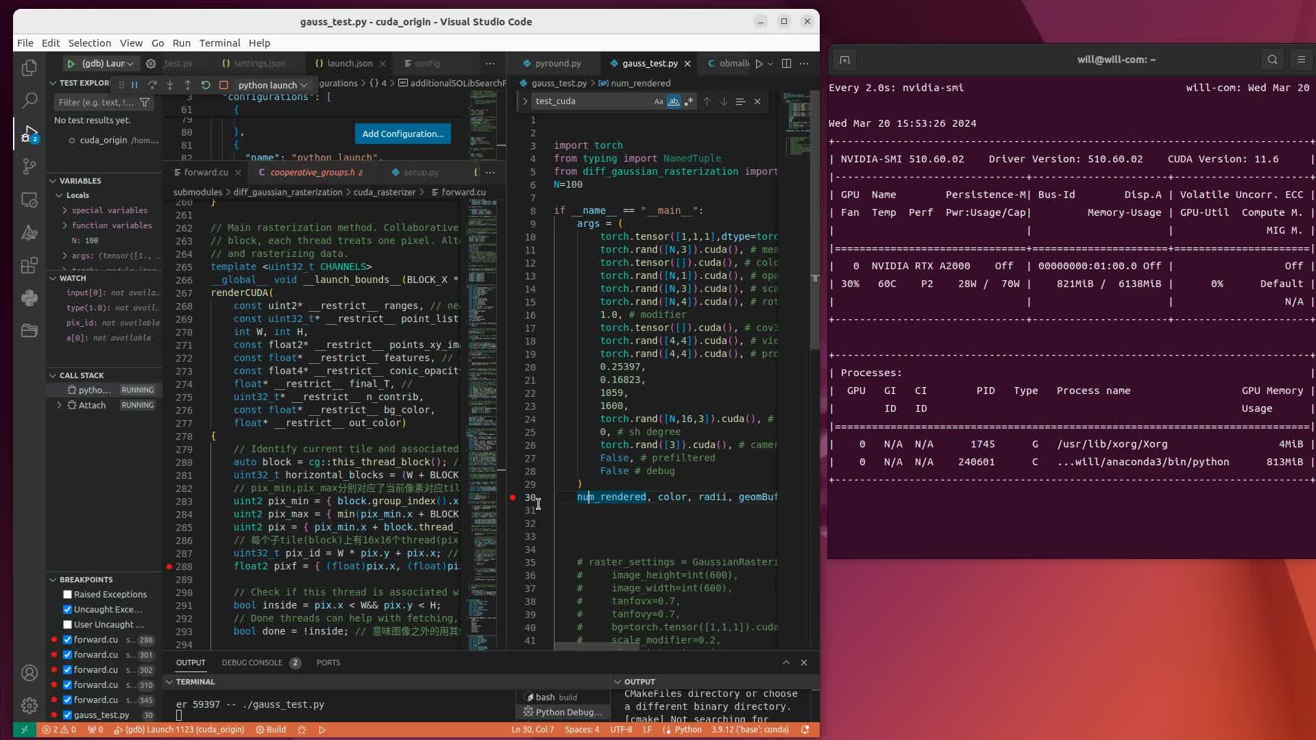 使用PythonCppDebugger联合调试Python与Cpp，以及应用到3DGS的若干尝试 - 知乎