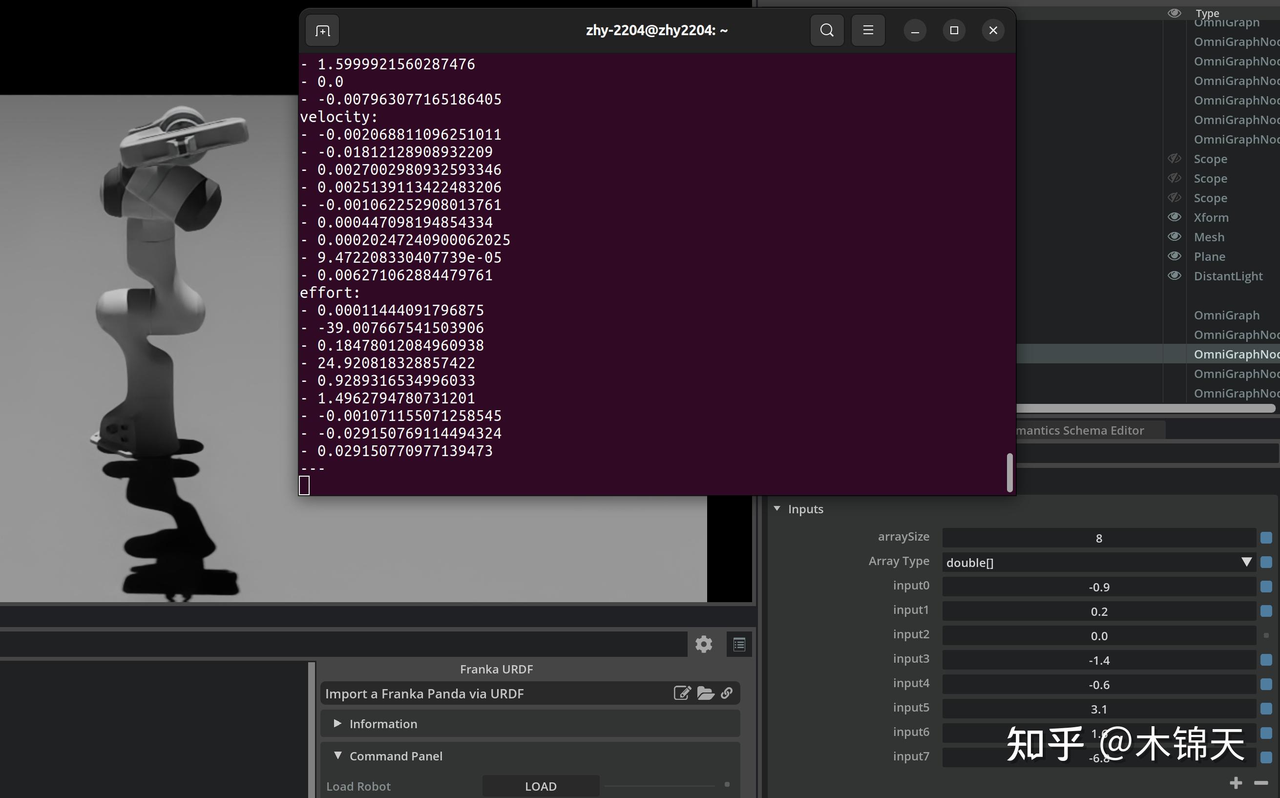 【Isaac Sim 4.5.0】ROS 2 Tutorials (Linux and Windows) - ROS 2 Generic Publisher and Subscriber - 知乎