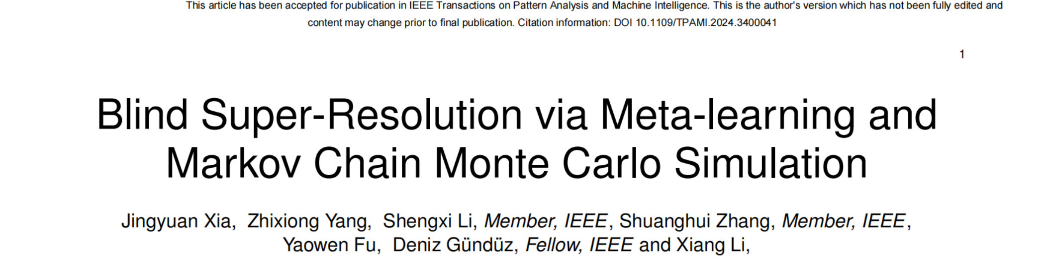 TPAMI 2024 无监督盲超分算法 MLMC，代码已开源！ - 知乎