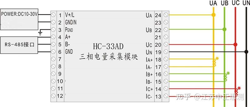 HC-33AD 三相电量采集模块 - 知乎