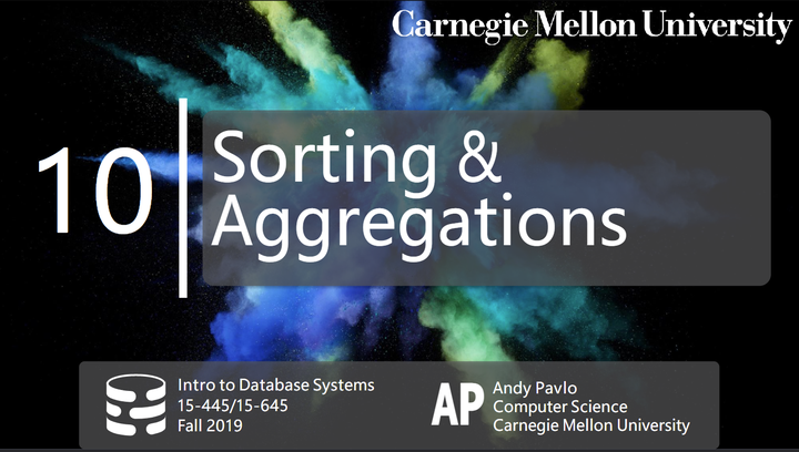 CMU 15-445 笔记：10 排序和聚合算法 - 知乎