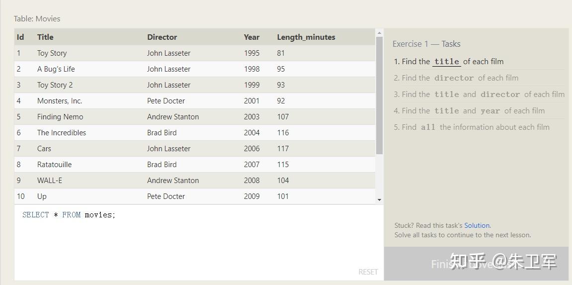 能不能推荐几个学习SQL的网站？ - 知乎