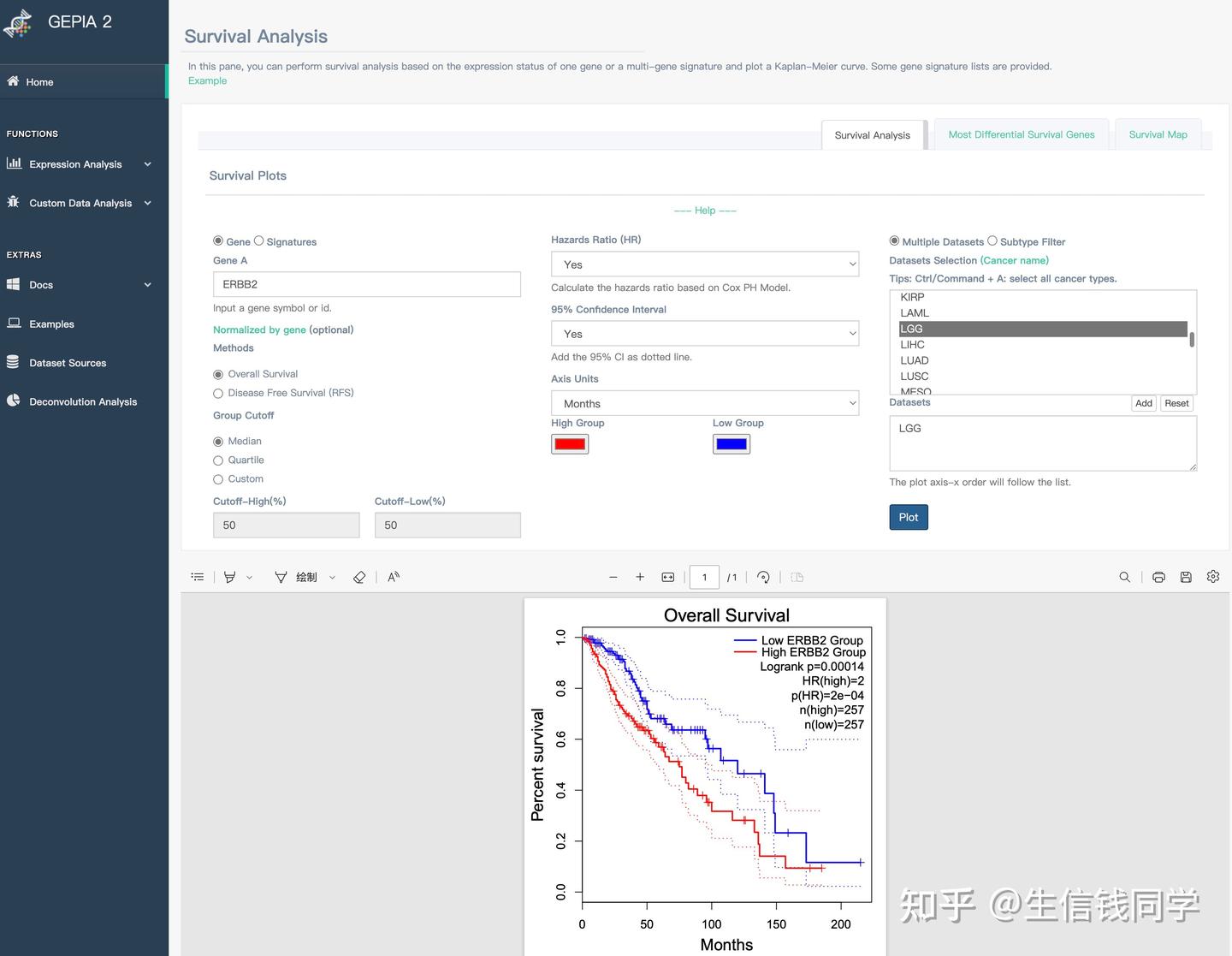GEPIA2：北京大学张泽民院士开发的生信在线分析工具 - 知乎
