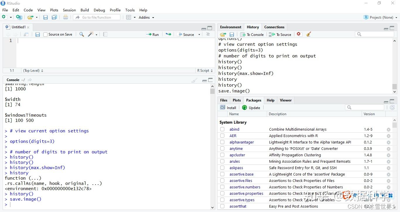 R语言使用save.image函数保存当前工作空间（workspace）的镜像（image）、使用save函数将指定数据对象保存在当前目录或者 ...