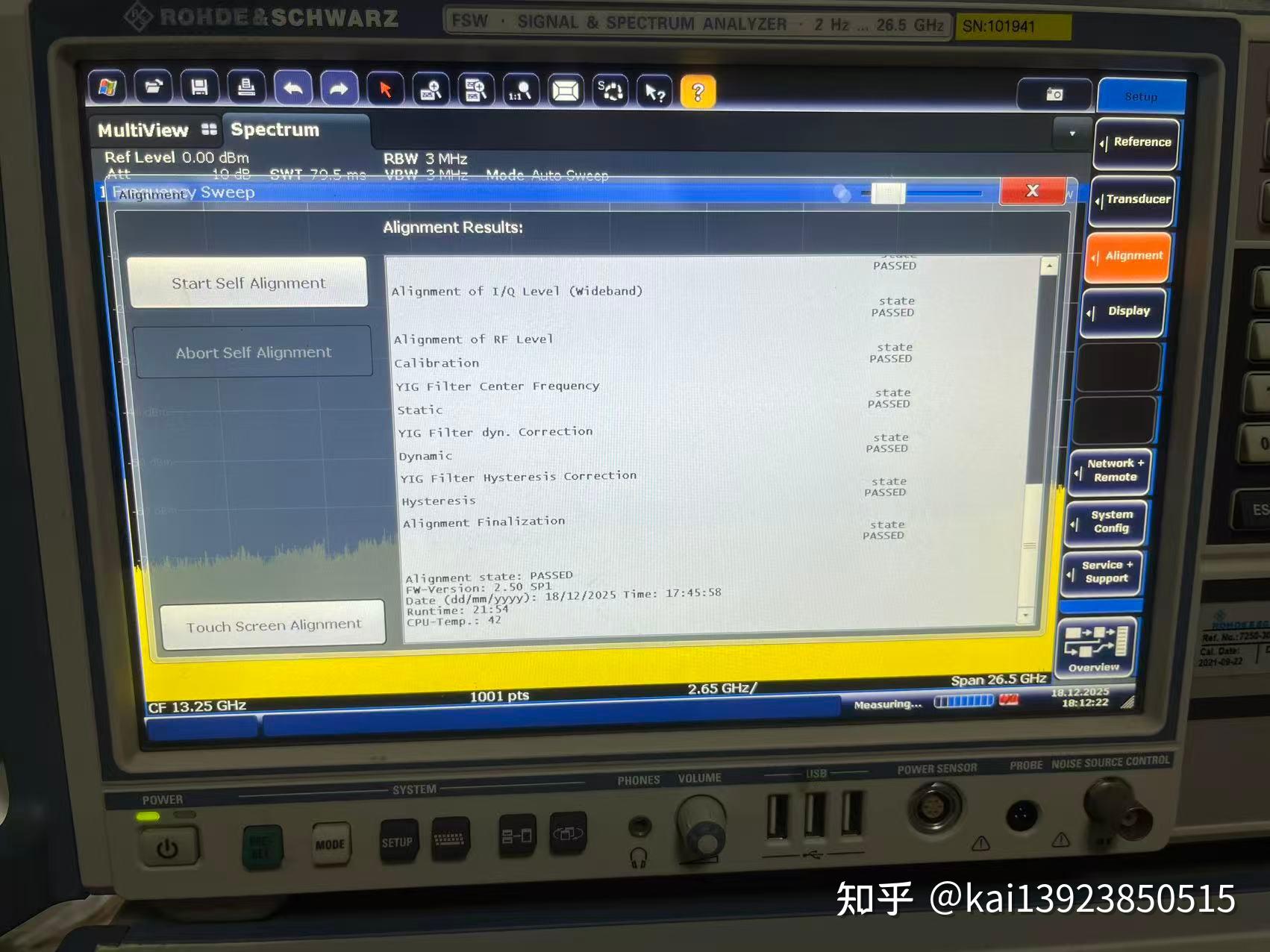 信号分析仪中的爱马仕（罗德与施瓦茨FSW26) - 知乎