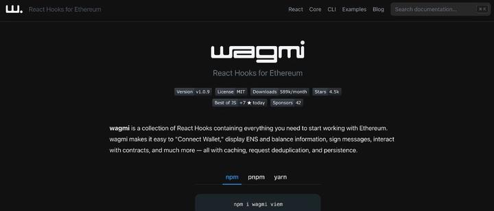 Web3开发技术更新： 还在用 web3.js 或 ethers.js? 试试 Wagmi 和 Viem! - 知乎