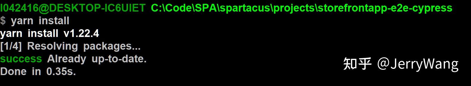yarn install 遇到的错误消息 - Error EPERM operation not permitted, open .yarnrc - 知乎