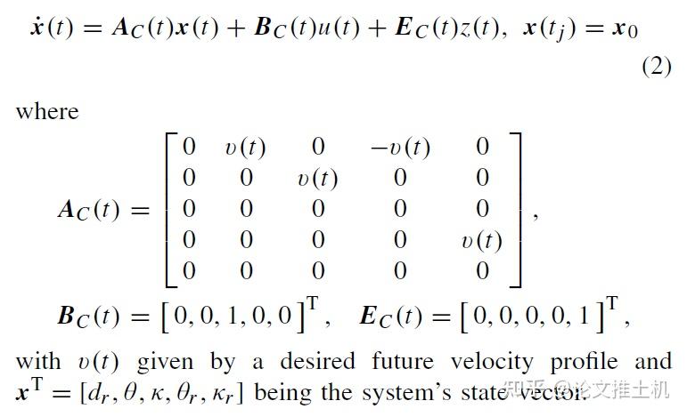 Lateral Vehicle Trajectory Optimization Using Constrained Linear Time-Varying MPC - 知乎