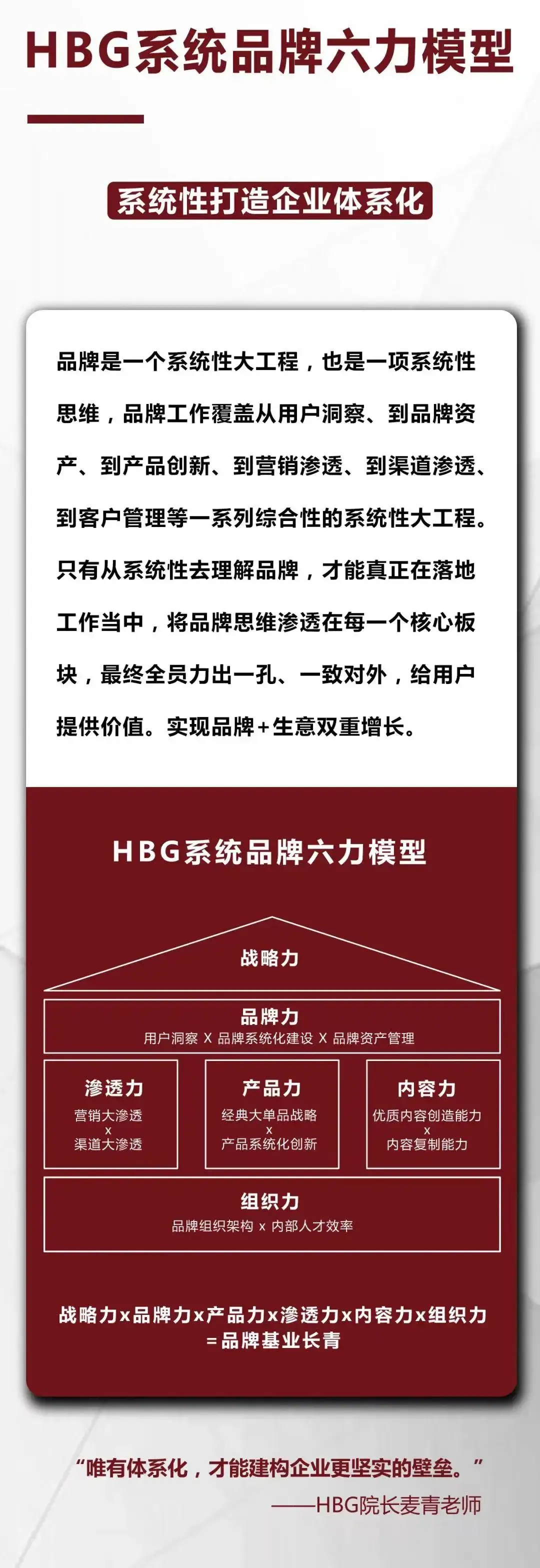 麦青老师复盘HBG系统品牌方法论：必须建立内部团队系统化品牌能力体系，才是壁垒 - 知乎