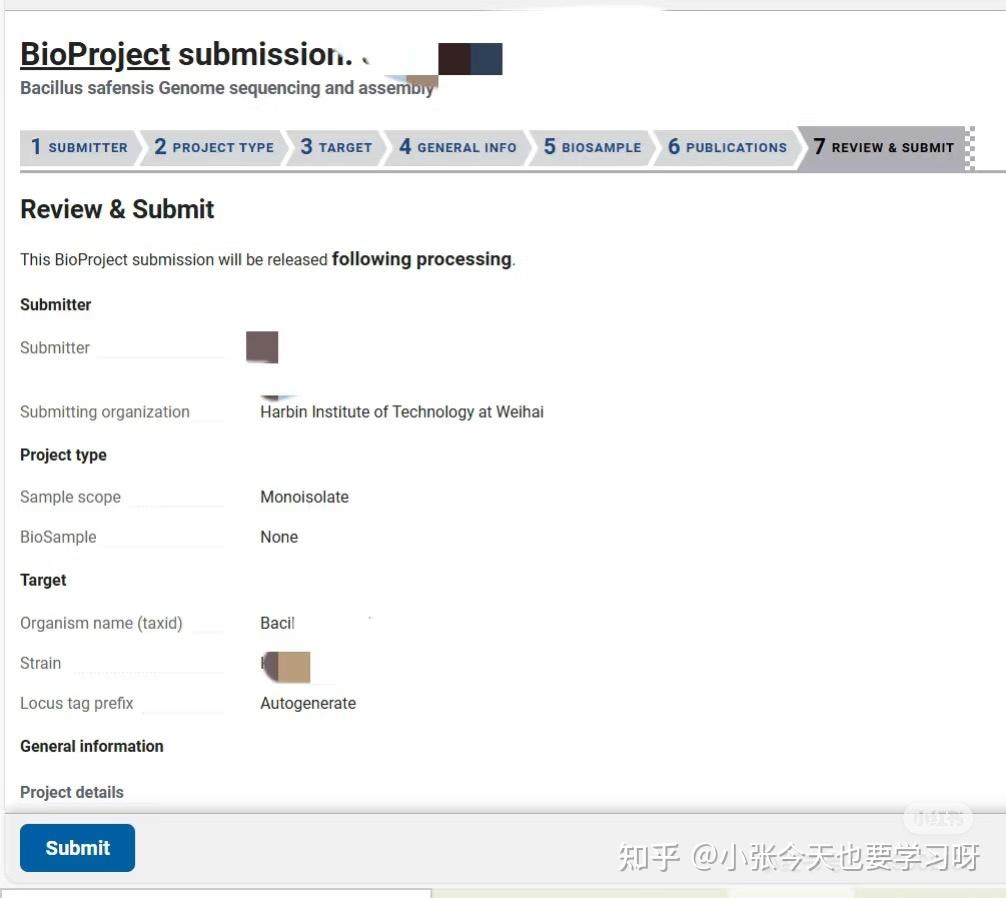 基因组序列提交part1 Bioproject的申请 - 知乎