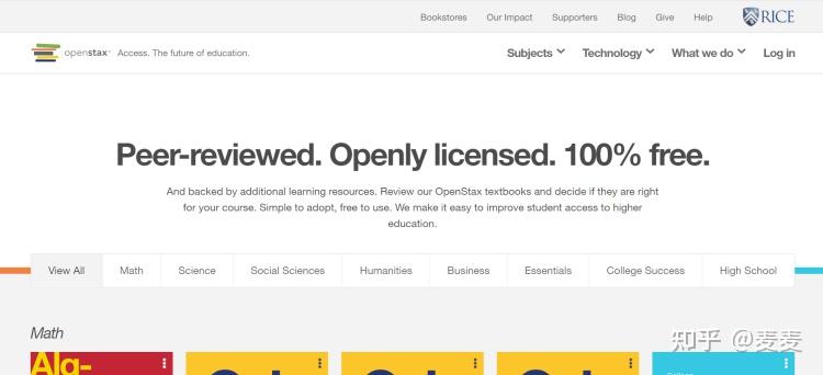 20个免费高中及大学教科书网站总整理 - 知乎