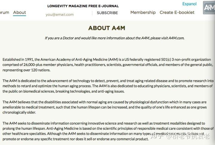 2,A4M抗衰老之--- A4M 是个东东？ - 知乎