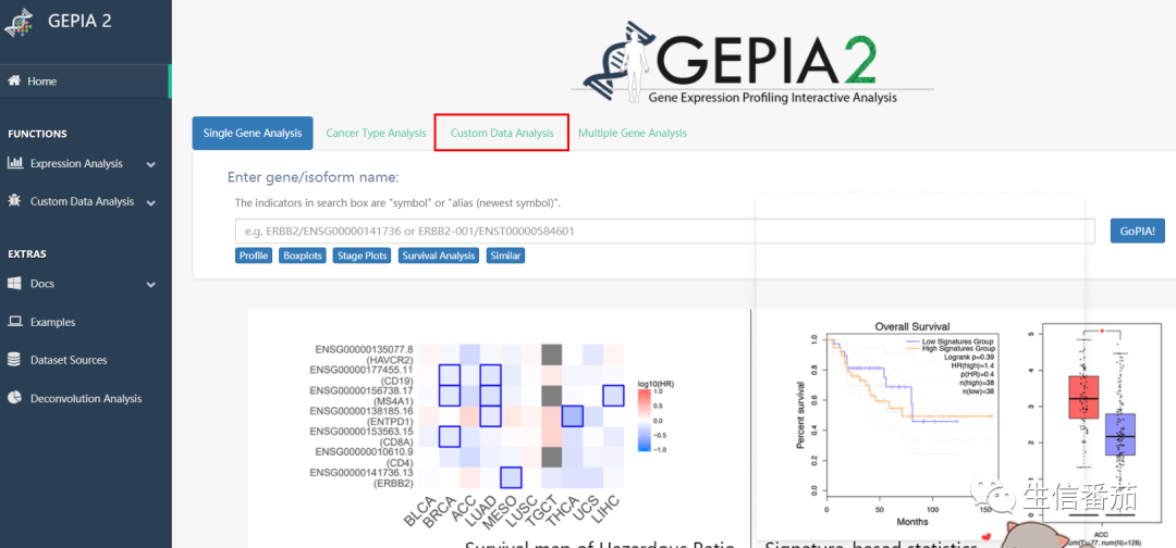 TCGA分析的数据库——GEPIA数据库的使用教程！！ - 知乎