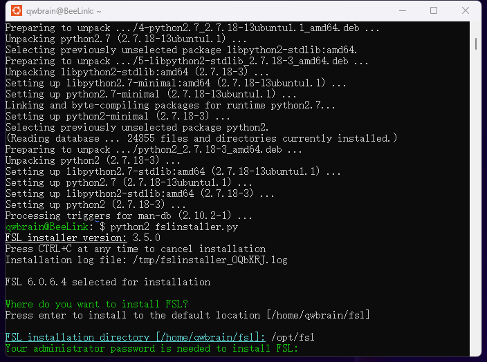 【打造脑影像工作站】Windows安装FSL图文教程 - 知乎