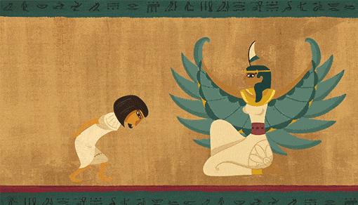 古埃及艺术（二）：“正面律”究竟是什么拧巴操作？ - 知乎