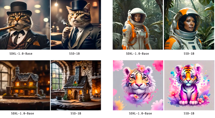 Aigc迎来最快生图时代，SSD-1b开源，可以用于训练模型 - 知乎