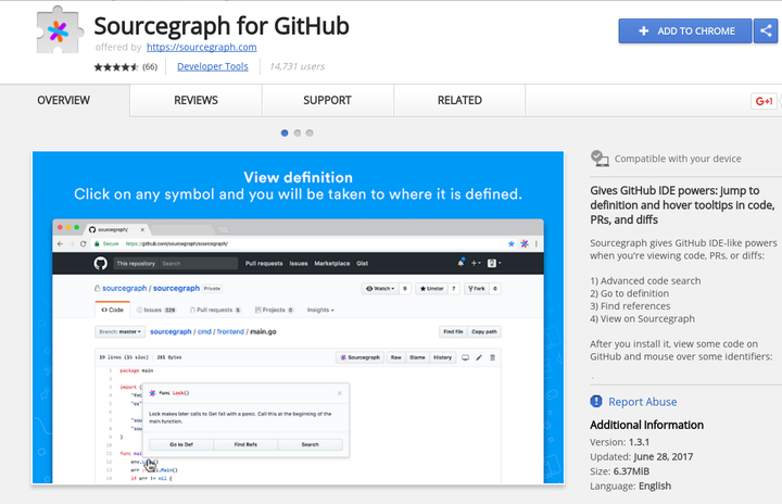 使用 Sourcegraph 更好地搜索和浏览 Github上的代码 知乎