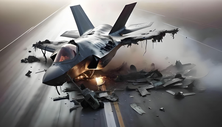 美国一架f35在阿拉斯加坠毁，8200万美元一下子摔没了 - 知乎