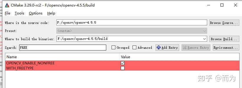配置opencv4.5.5(VS2022+Cmake) - 知乎