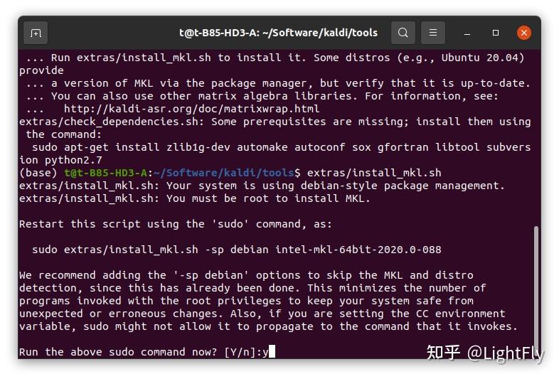 Ubuntu20.04安装Kaldi（Gpu版本） - 知乎