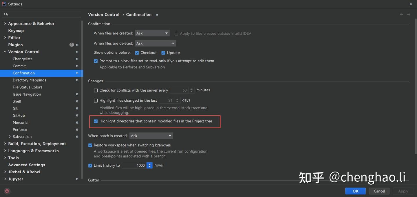 IntelliJ IDEA 配置版本控制修改文件后，所属目录的颜色也变化 - 知乎