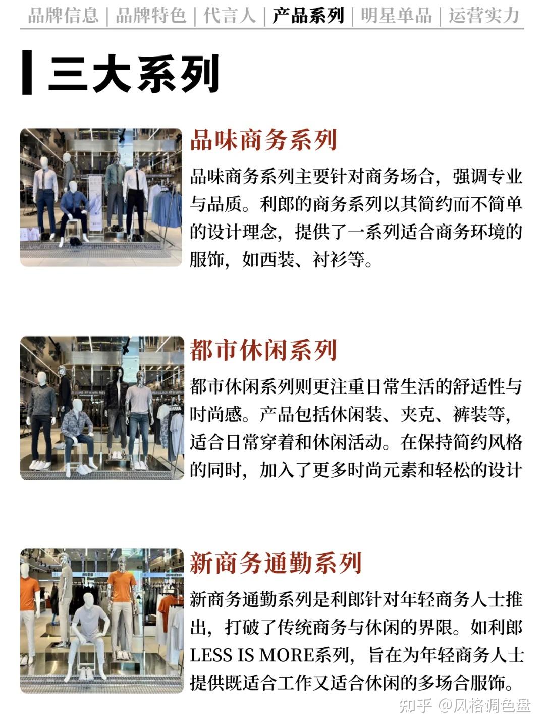 每天了解一个品牌｜利郎 LILANZ - 知乎