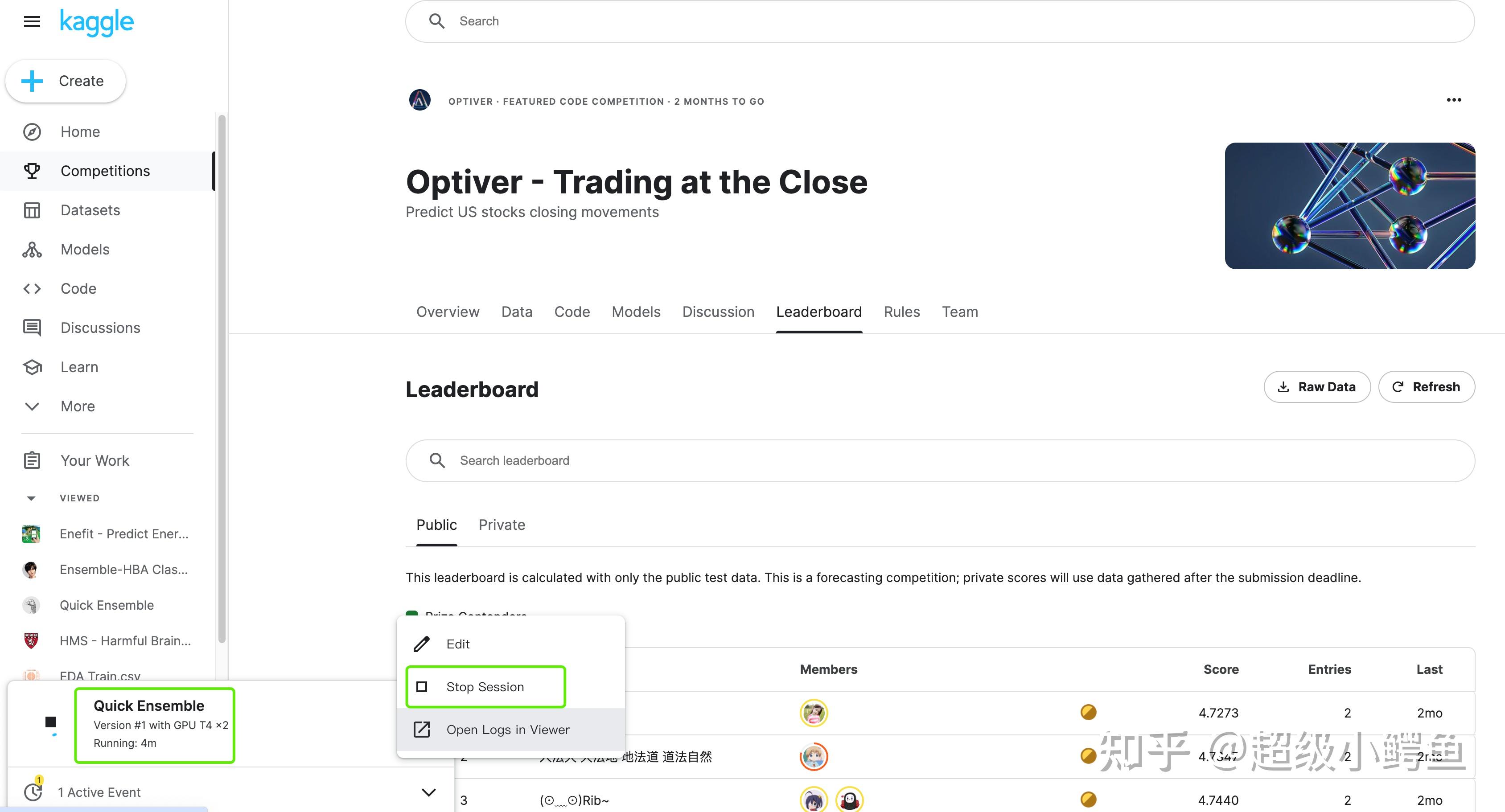 以最新的比赛为例-手把手教你入门Kaggle比赛(2) - 知乎