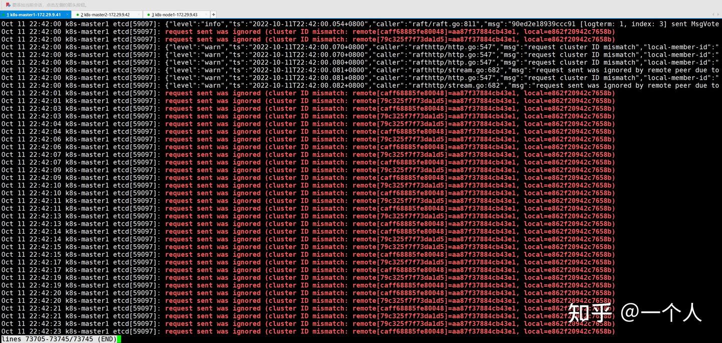 TS：etcd集群某个etcd实例启动报错(报cluster ID mismatch)-2022.10.13(已解决) - 知乎