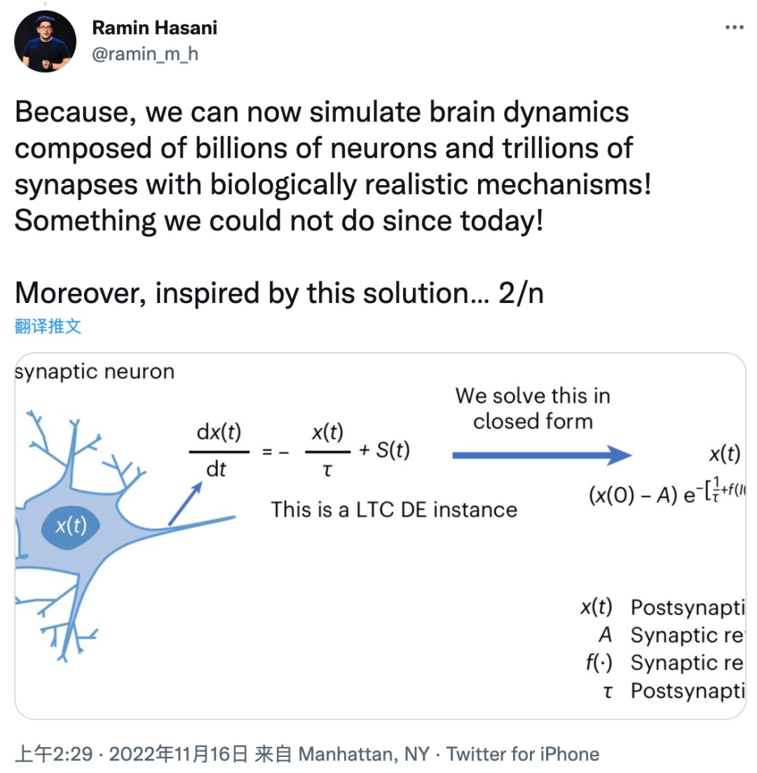 解决神经网络的百年难题，MIT新模型Liquid CfC让模拟大脑动力学成为可能 - 知乎