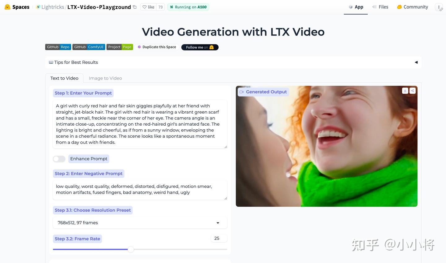 实时视频生成模型LTXV来了：生成5s时长的768x512视频只要4s！ - 知乎