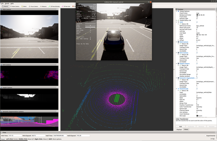 RVIZ显示CARLA点云+相机, Carla-ros-bridge工程文件笔记 - 知乎